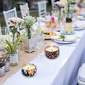 6 Pack Scented Candles Set for Thanksgiving Christmas Gift, Soy Wax Stress Relief Aromatherapy Candles, Relaxation Gift Baskets for Women, Great Gift Ideal for House-Warming and Birthday