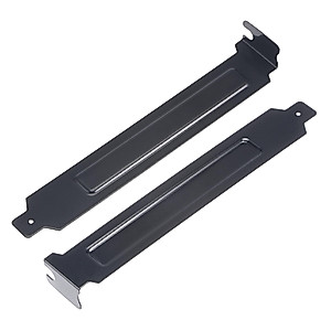 uxcell PCI Slot Covers with Screws for PC Case Dustproof Black 4pcs