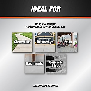 DAP 7079860500 Concrete Crack Filler, Gray