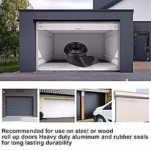 Garage Door Seal Bottom Rubber Replacement for Wayne Dalton Garage Door Bottom Seal Part Number 154448 for Garage Weather Stripping (20 Feet)