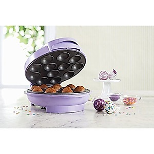 Brentwood Cake Pop Maker Non-Stick, 12, Purple