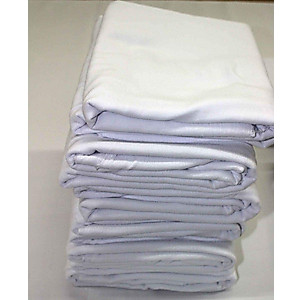 Cotton Gauze (100% Cotton) 48/50" Wide Fabric for Skirts & Dresses, White (10 Yards)