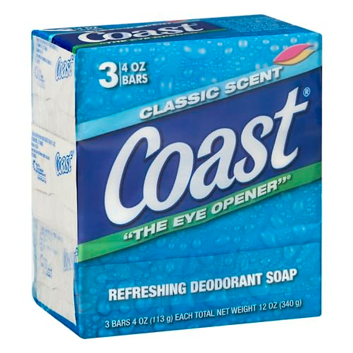 Coast Bath Bars Original Blue 3 Bar Soap, 12 oz