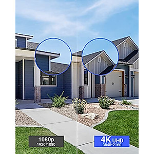 ANNKE C800 UltraHD 4K (8MP) PoE Security Camera with AI Human/Vehicle Detection, H.265+ Bullet IP Outdoor Camera with Mic/Audio, IP67 Weatherproof, 100 ft Night Vision, FOV 123° Wide Angle 2.8mm Lens