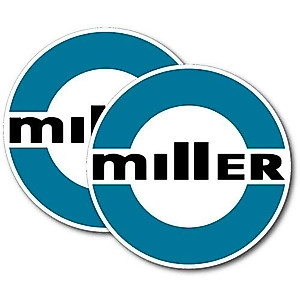 Set of 3 -Miller Welder 1980 Sticker