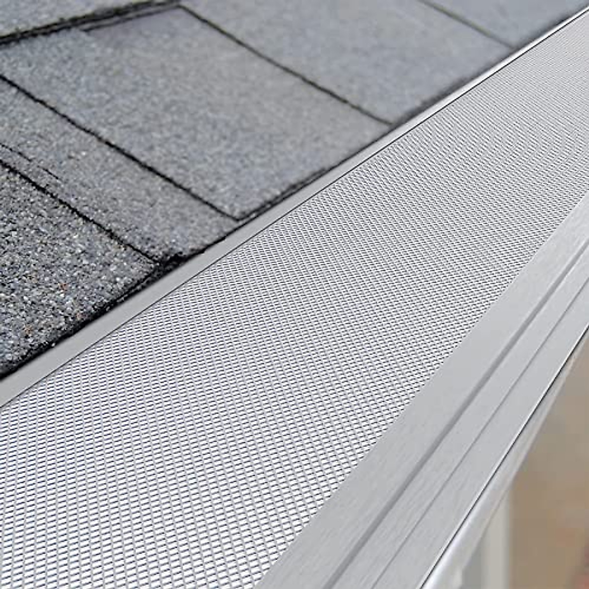 Daisypower 23ft Gutter Guards,5 Inch Stainless Steel DIY Leaf Protection,Micro-Mesh Gutter Cover System fits Any roof or Gutter Type,Anti-Leaf,Prevents Roof Clogged Downspouts