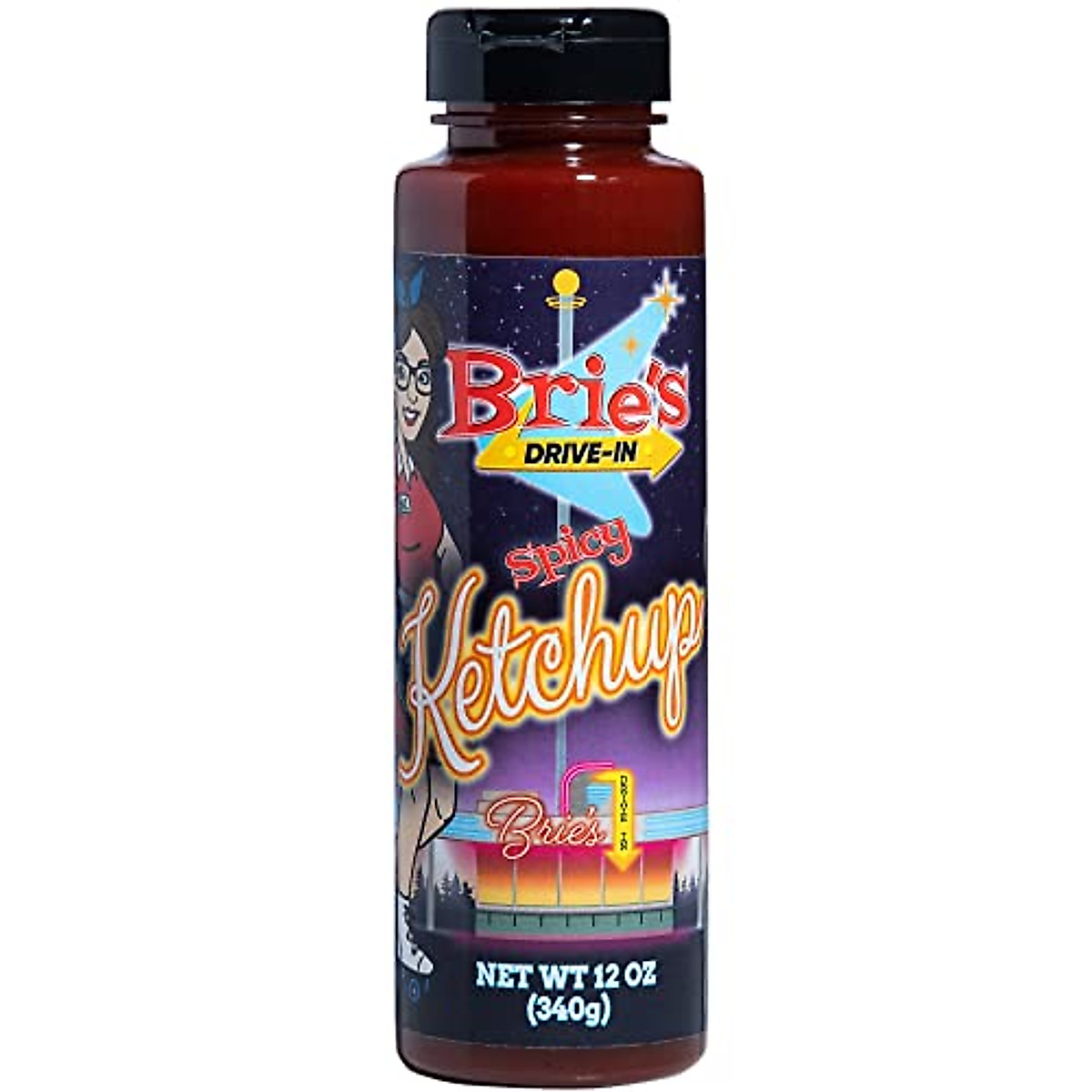 Brie's Drive-In Original Sauces (10oz) (Spicy Ketchup + Burger Secret Sauce)
