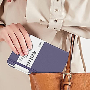 Mlife A5 Lined Journal Notebook, College Ruled Notebook, 196 Pages, 5.75 * 8.38 inches, Hardcover Notebook for Work, Journals for Writing (1Pack Purple)