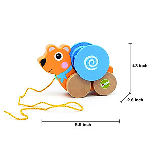 Pull Toy | OOPS® | Pull & Fun Toddler Toy, Bear