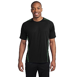 Joe's USA Men's Athletic All Sport Training T-Shirt ,Black ,Large