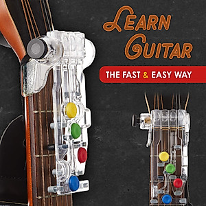 ChordBuddy “MADE IN THE USA” - Guitar Learning with Songbook, Lesson Plan, App, and Right Handed ChordBuddy