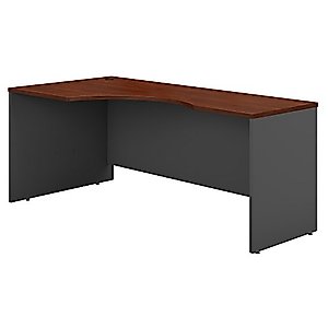 Bush Business Furniture Series C Left Handed Corner Desk, 72W, Hansen Cherry