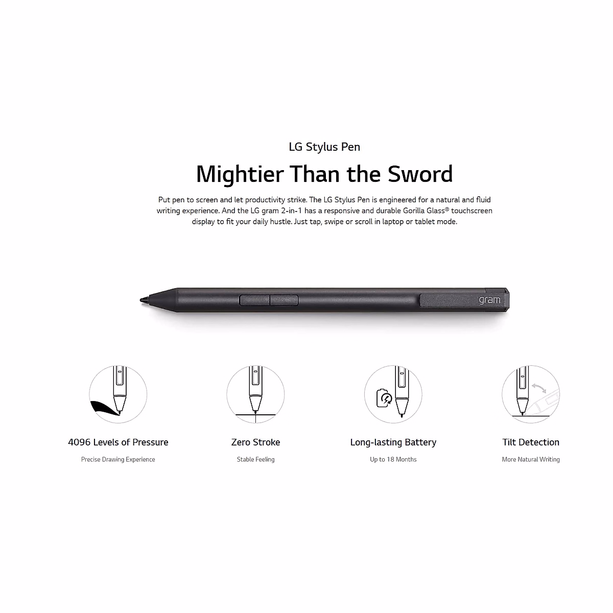 LG Gram 16'' 2-in-1 Ultra-Lightweight Laptop, QHD IPS (2560 x 1600) 16:10 TouchDisplay, Intel Evo Core i7-1165G7, Wi-Fi 6, 21 hr BatteryLife, Thunderbolt4, Stylus Pen, Win 11(16GB RAM, 2TB PCIe SSD)