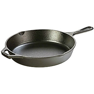 Lodge Seasoned Cast Iron 5 Piece Bundle. 10.5" Griddle, 8" Skillet, 10.25" Skillet, 10.25" Dutch Oven, and 10.25" Lid