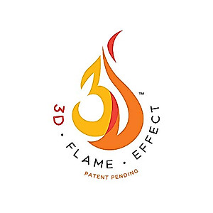 ClassicFlame 33" 3D SpectraFire Plus Infrared Electric Insert & Trim Kit - Black, 33II042FGL & BBKIT-33