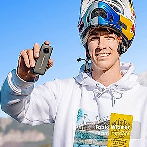 insta360 ONE X2 360 Degree Waterproof Action Camera, 5.7K 360, Stabilization, Touch Screen, AI Editing, Live Streaming, Webcam, Voice Control