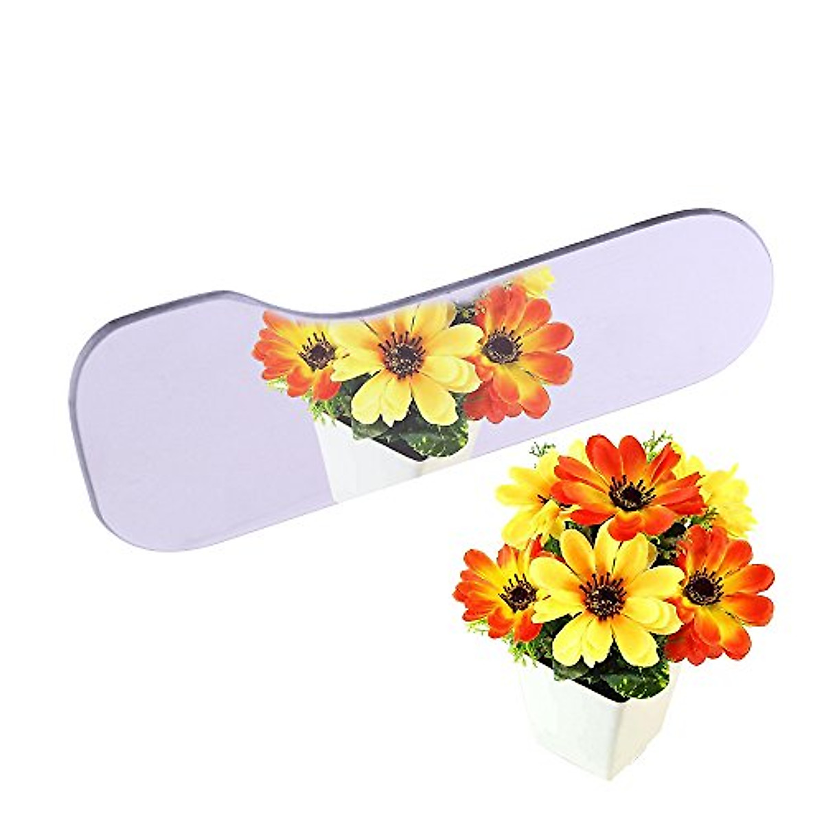 5Pcs/Set 2 Sided Pofessional Dental Occlusal Photographic Mouth Mirror Rhodium Dental Plated Glass Intraoral Photo Reflector