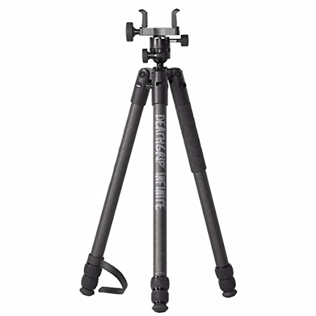 BOG DeathGrip Infinite Carbon Fiber Tripod with Heavy Duty Construction, 360 Degree Ball Head, Quick-Release Arca-Swiss Mount System, and Optics Plate for Hunting, Shooting, Glassing, and Outdoors