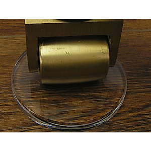 4" Clear Piano Caster Cups MADE IN USA for Grand Piano and Baby Grand Piano by Musicmaide 3 Pack tranparent virtually invisible