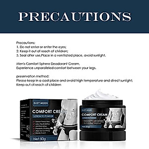 2022 New Released Comfortable Fresh Deodorant Cream for Men, Against Sweat & Chafing, Odor Control, Best Stocking Stuffers for Men (50g)