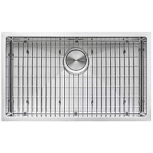 Ruvati 33-inch Undermount 16 Gauge Tight Radius Large Kitchen Sink Stainless Steel Single Bowl - RVH7433