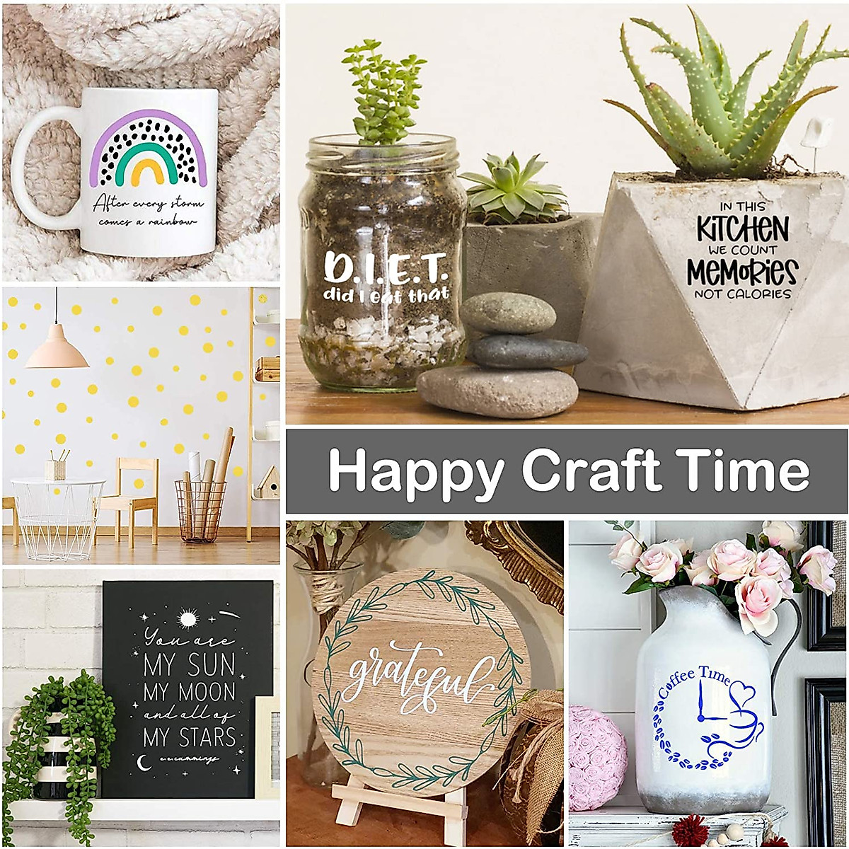 HTVRONT Black Permanent Vinyl, Black Vinyl for Cricut - 12" x 14 FT Black Adhesive Vinyl Roll for Cricut, Silhouette, Cameo Cutters, Signs, Scrapbooking, Craft, Die Cutters (Matte Black)