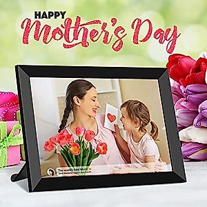 FRAMEO 10.1 inch WiFi Digital Picture Frame 1280x800 HD IPS Touch Screen Smart Cloud Photo Frame with 16GB Memory, Auto-Rotate, Wall Mountable, Easy Setup to Share Photos or Videos via Frameo