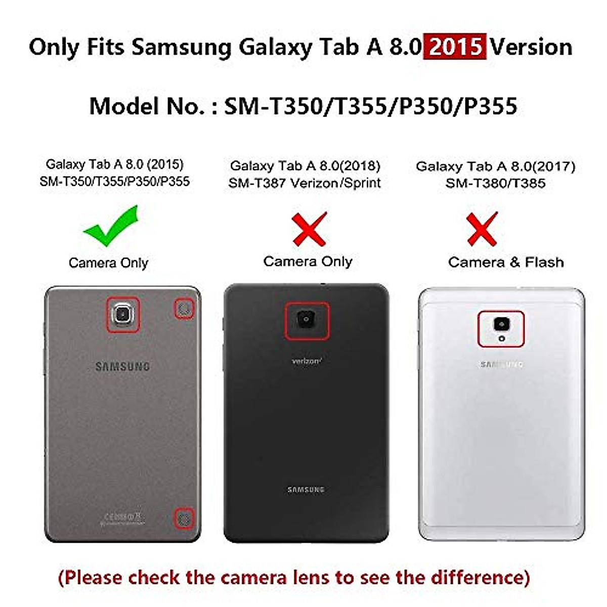 T350/P350 Case,Galaxy Tab A 8.0 2015 Case, [3D Pattern] UGOcase Slim Fit Protective PU Leather Folio Stand Wallet Smart Case with Auto Wake/Sleep for Galaxy Tab A 8 2015 Release, Pink Butterfly