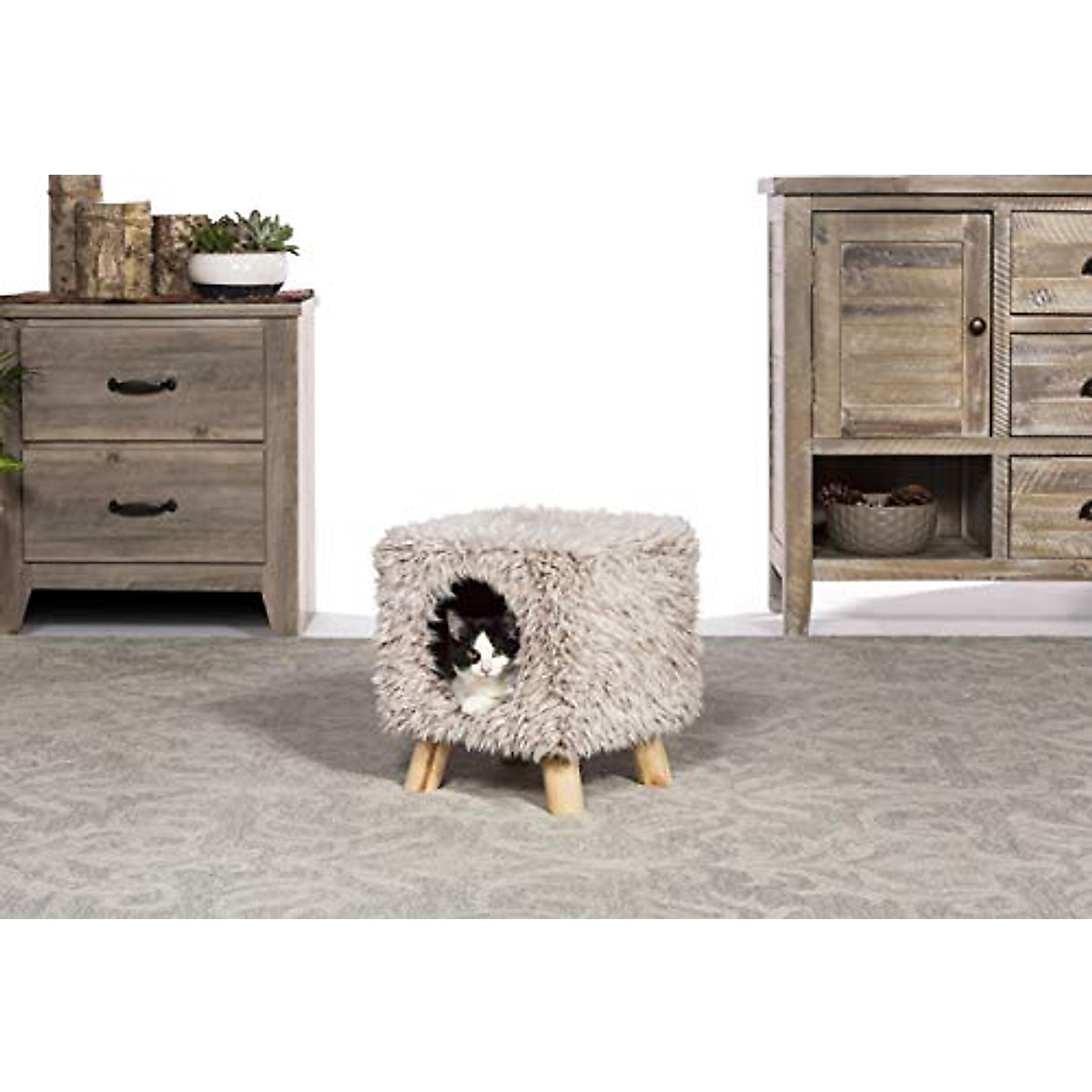 Prevue Pet Products Kitty Power Paws Cozy Cube Furniture