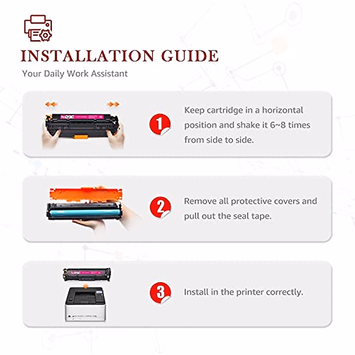 Toner Kingdom Remanufactured Toner Cartridge Replacement for HP 305 305A 305X 312 312A 312X 304A for HP Laserjet Pro 400 300 Color MFP M451dn M451nw M475dn M476nw M476dw M351A M375nw Printer (5 Pack)