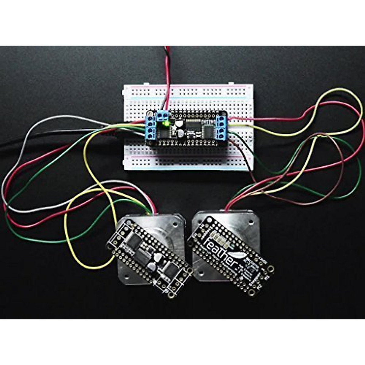 DC Motor and Stepper FeatherWing Add-on For All Feather Boards