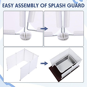 Pinkunn 2 Set Stainless Steel Cats Litter Box Large Metal Litter Box with 2 Cat Litter Scoop, 12 Litter Splash and 2 Cat Litter Mat, Never Absorbs Odor (Brown,23.6 x 15.7 x 7.9 Inch)