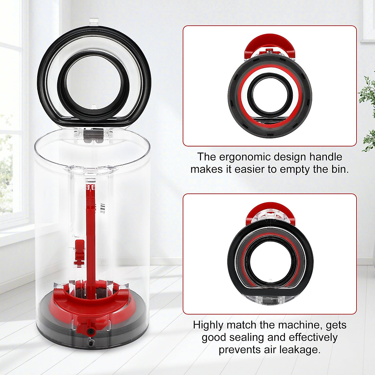 V11 Canister Dust Bin Replacement 970050-01 Compatible with dyson V11 V15 SV14 SV15 SV22 Vacuum Cleaner Canister Large Vacuum Bin Part no.965443-01 with HEPA Filter