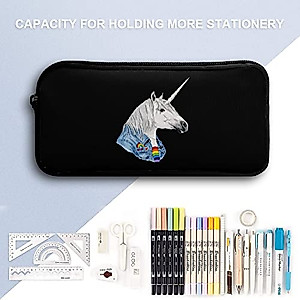 Cool Unicorn Pencil Case Pencil Pouch Coin Pouch Cosmetic Bag Office Stationery Organizer