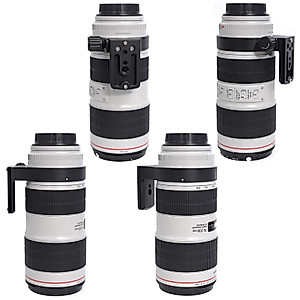 Tripod Mount Ring, iShoot 78mm Lens Collar Support for Canon EF 70-200mm f/2.8L is/II/III USM, 100-400mm f/4.5-5.6L is USM and 300mm f/4L is USM Lens, Built-in Arca-Swiss Type Quick Release Plate
