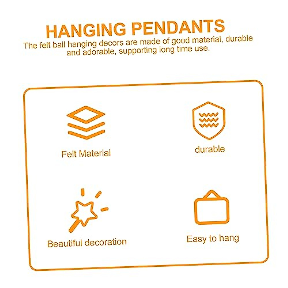 EXCEART 3pcs Christmas Felt Balls Christmas Wreath Mantel Decorations for Fireplace Prom Decorations Christmas Ball Ornaments Christams Tree Pom Pom Ball Christmas Tree Ornament Manual Red