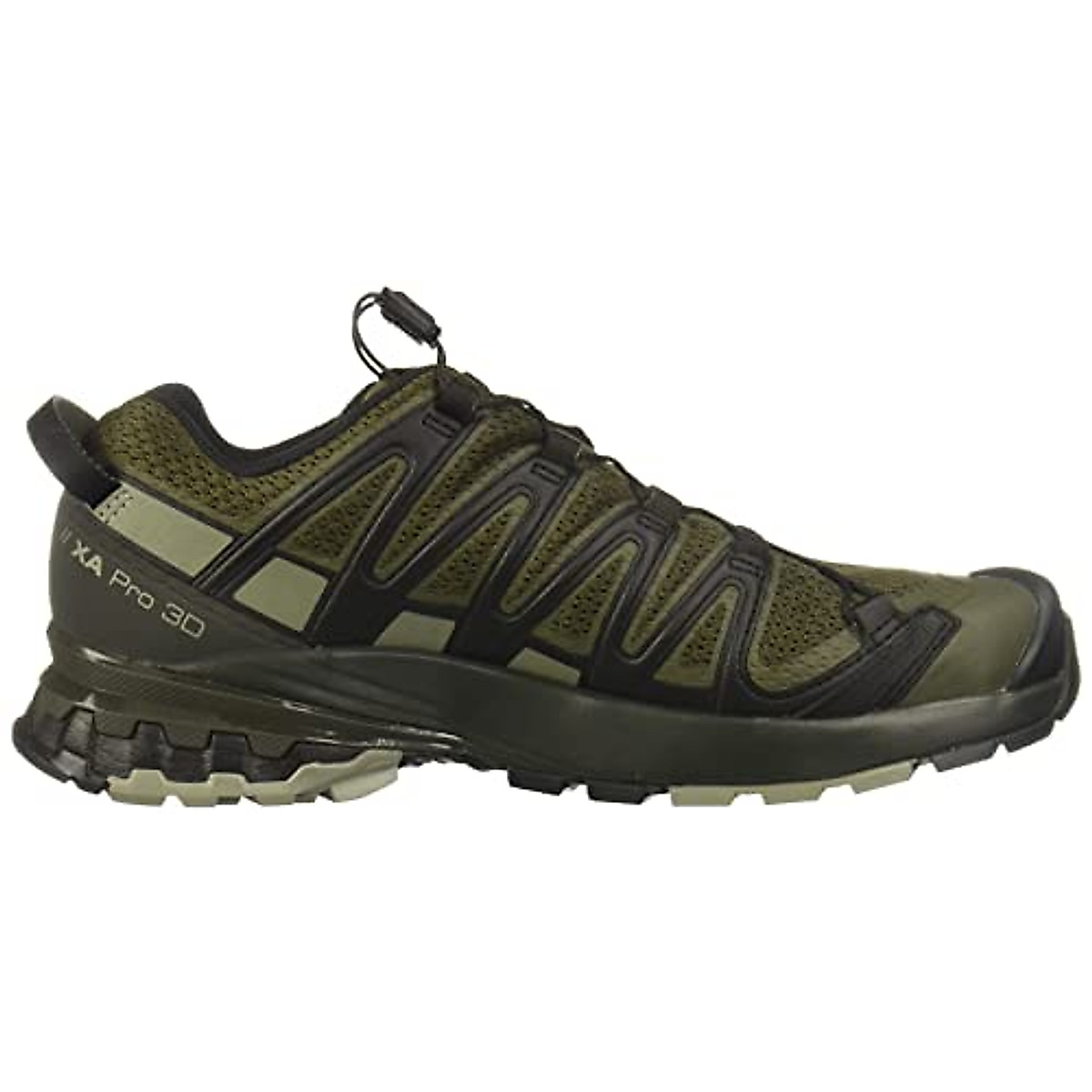 Salomon XA PRO 3D v8 Trail Running Shoes for Men, Grape Leaf/Peat/Shadow, 10.5