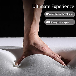 Folding Sofa Bed - 80" Convertible Couch Bed with 2 Pillows, Fold Out Couch, Foam Spring Floor Mattress, Futon Couch, King Size Bed Mattress for Living Room/Dorm/Guest Room/Home Office (Gray, 80")