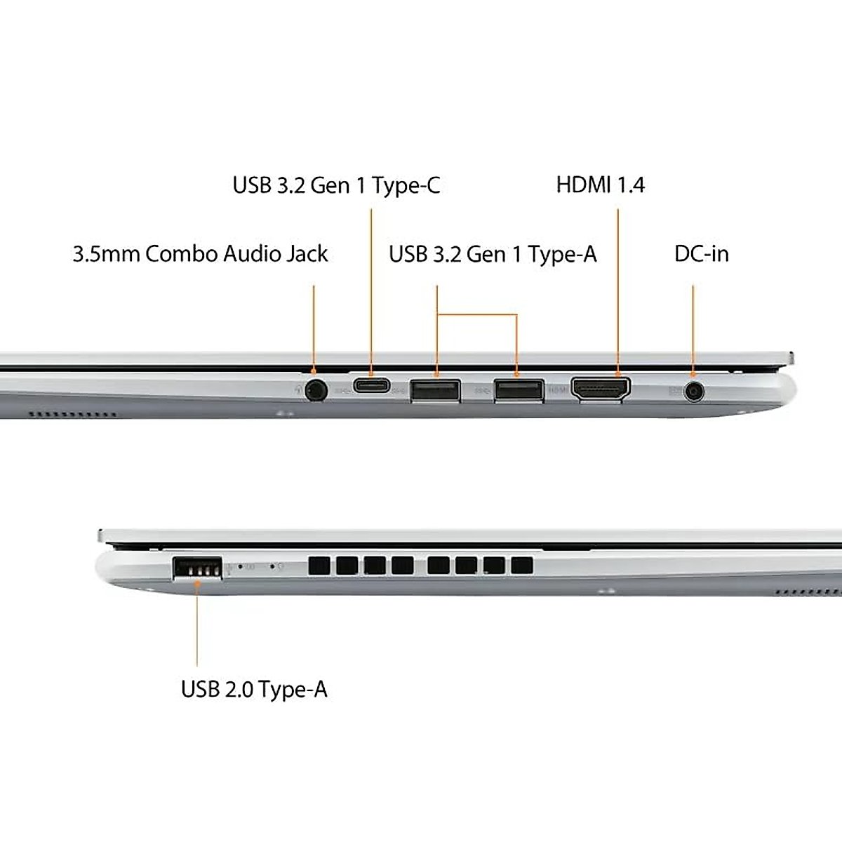 ASUS 2023 Newest Vivobook 17X Laptop, 17.3 Inch FHD Display, Intel Core i3-1220P Processor, 40GB RAM, 2TB SSD, Intel UHD Graphics, Fingerprint Reader, WiFi, Bluetooth, Windows 11 Home, Silver