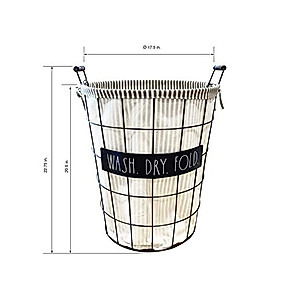 Rae Dunn Heavy Duty Laundry Hamper - by Designstyles