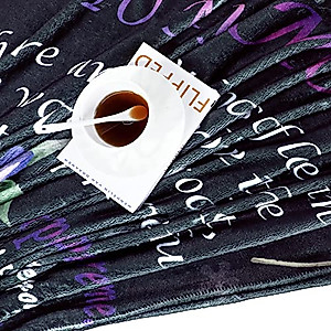 Zando Great Mothers Day Gifts for Mom,Birthday Gifts for Women,Grandma Gifts for Mom,Mothers Day Throw Blanket for Mom from Daughter Son Super Soft Sofa Bed Blanket To My Mom,Purple Flower 60"x80"