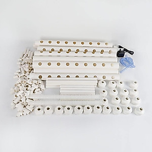 3 Layer Hydroponic Grow Kit Earthless Plant Growing Systems Vegetable Tool Grow Kit 108-Locations Hydroponic System for Garden
