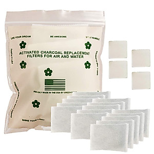 Green Piece® Overstuffed - Pack of All Natural Baby Diaper Pail Deodorizer Activated Charcoal Air Purifier - Pack of 15 Double Sized Sachets (24g)