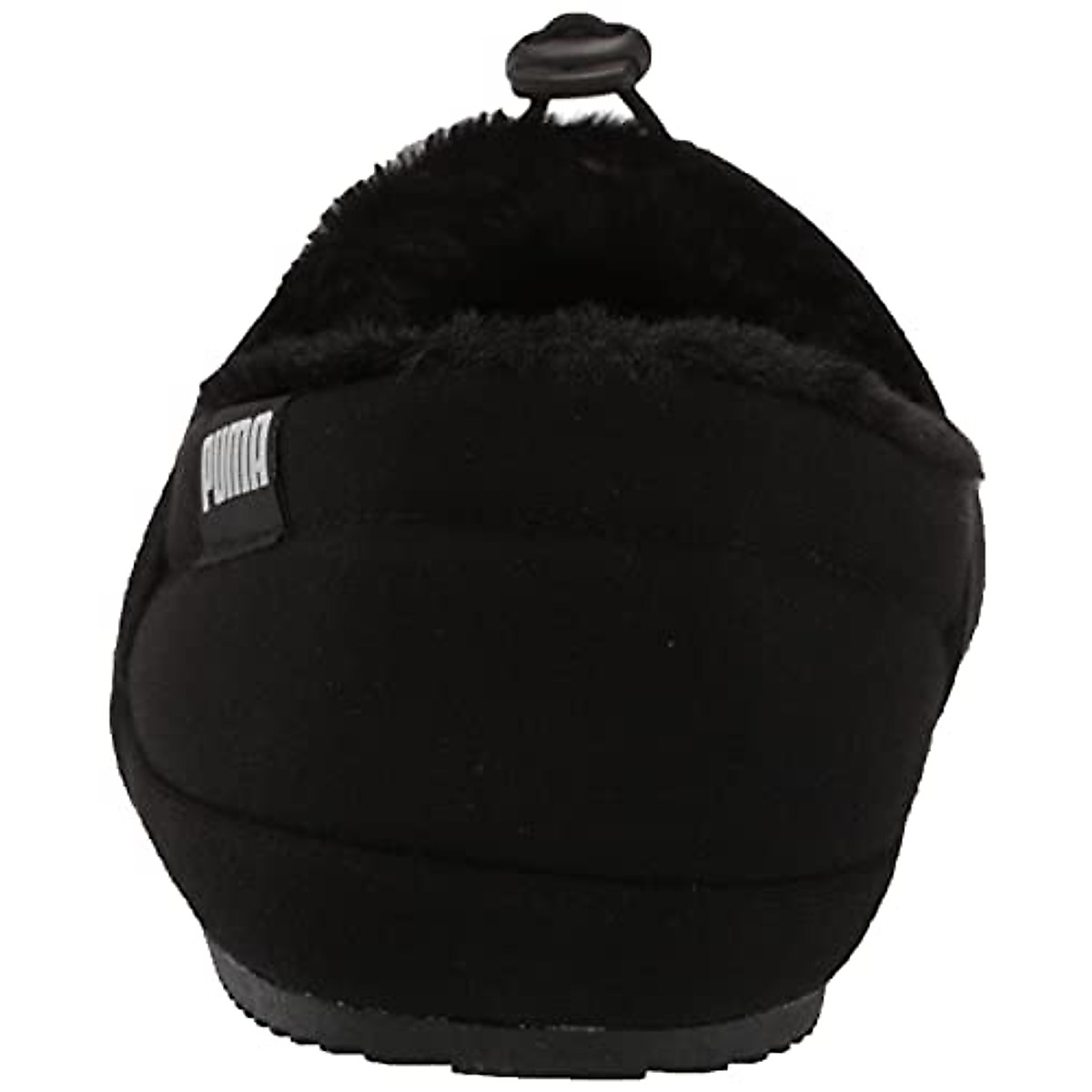 PUMA Men's Tuff Moccasin Slipper, Black Whit, 9