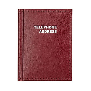 Office Depot Vinyl Small Pocket Telephone/Address Book, 3in. x 4, N20107728