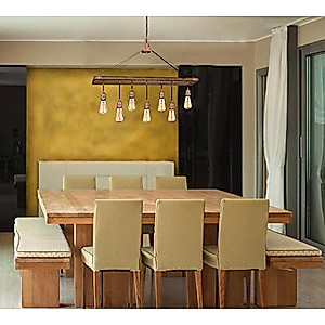 Westinghouse Lighting 6351400 Chandelier, Barnwood & Copper