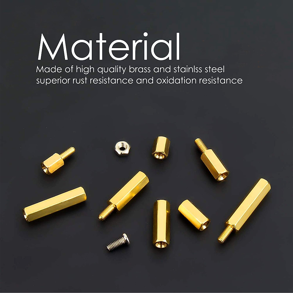 iUniker Raspberry Pi Installation Tool 314 Pcs Lot M2.5 Series Hex Brass Spacer/Standoff + Nuts + Screws with Storage Case for Raspberry Pi 4/3 Model B+(Plus) / 3B / Zero W Accessories Kit (314-Pcs)