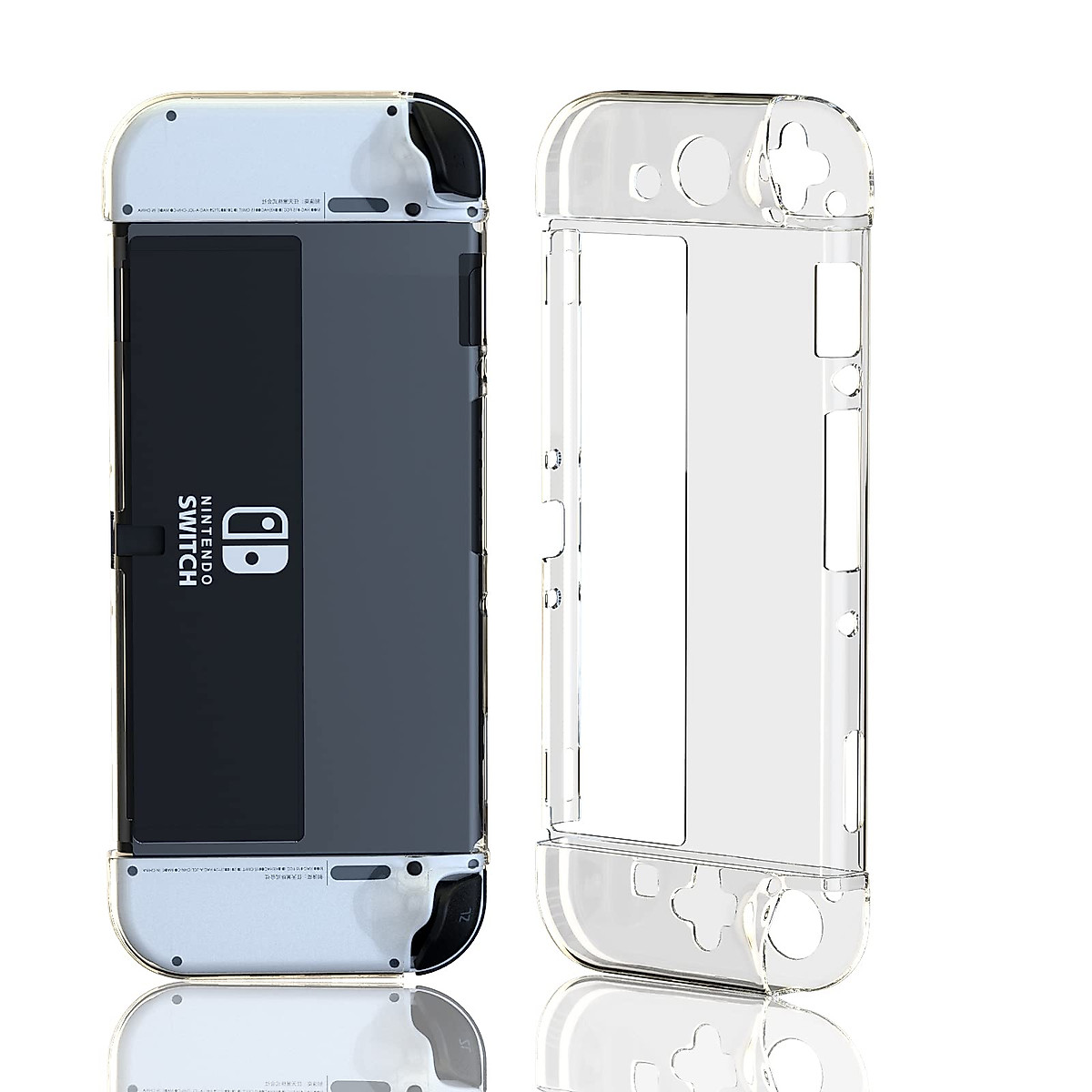 HEATFUN Protective Case for Switch OLED, Switch OLED Hard Console Case and TPU Joy Con Covers - Switch OLED Accessories