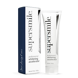 Supersmile Professional Whitening Accelerator - Powerful Whitening without Sensitivity - Safe and Effective on Dental Restorations (3.6 Oz)