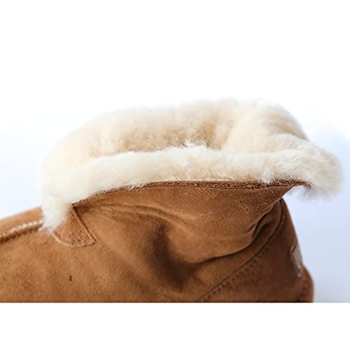 Grand Downunder Boots Ankle Slippers Genuine Shearling Sheepskins Grip Sole Unisex Chestnut
